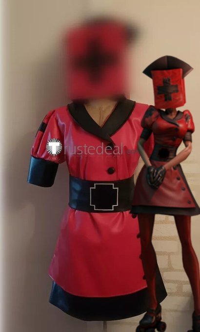 Dark Deception The Reaper Nurses Red White Cosplay Costume