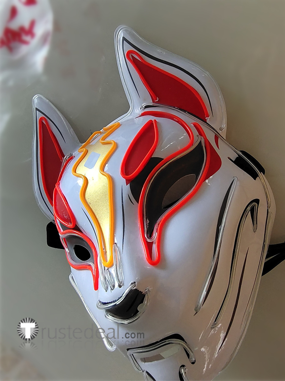 Fortnite Game Cosplay LED Halloween Fox Masks Gloves Props