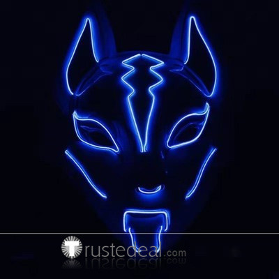 Fortnite Game Cosplay LED Halloween Fox Masks Gloves Props
