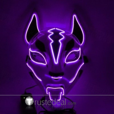 Fortnite Game Cosplay LED Halloween Fox Masks Gloves Props