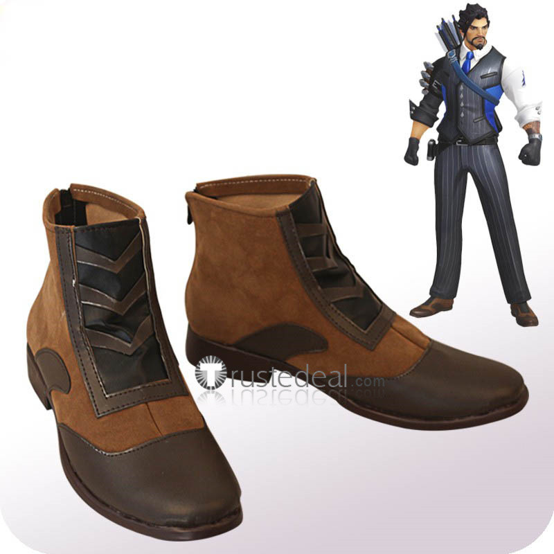 Overwatch Kiriko Kamori Genji Oni Hanzo Shimada Scion Cosplay Boots Shoes