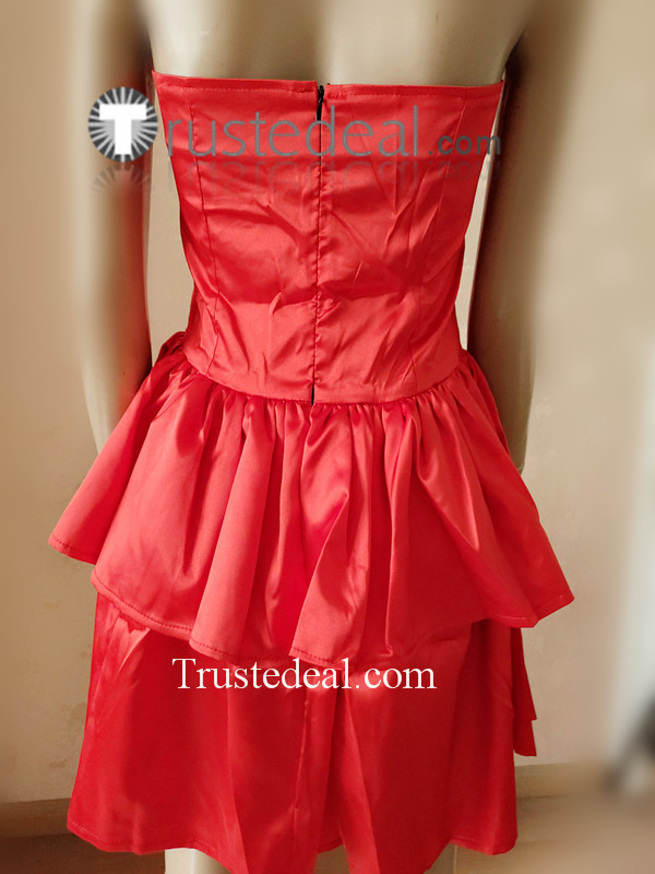 Perfect Blue Mima Kirigoe Red Pink Dress Cosplay Costumes