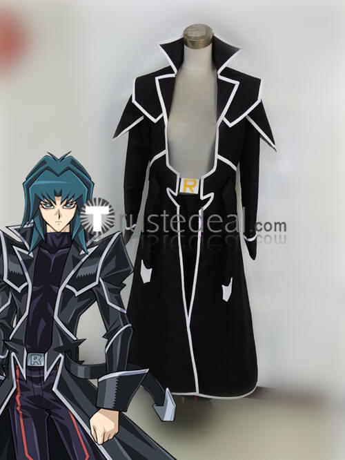 YuGiOh Zane Truesdale Ryo Marufuji Kaiser Ryo Black Cosplay Costume