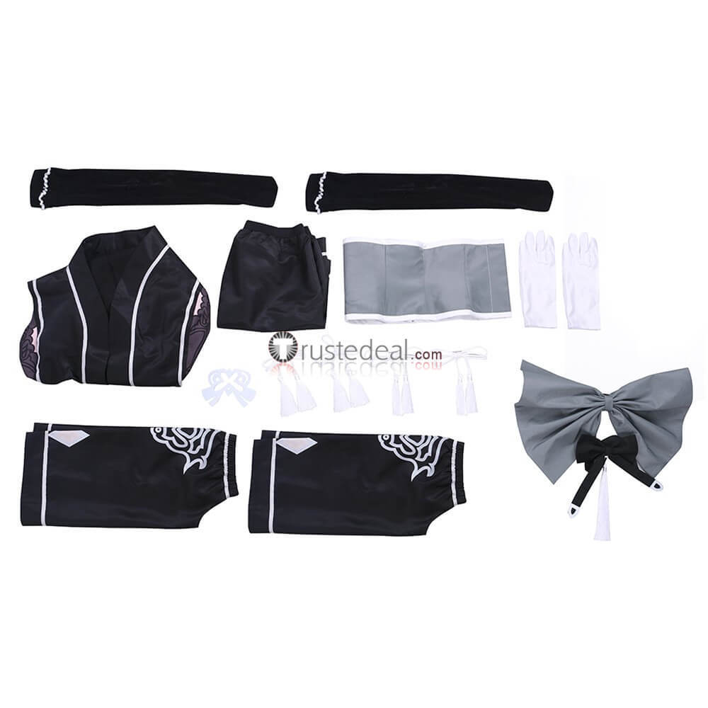 Nier Automata 2B Switch Black Kimono Cosplay Costume