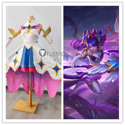 League of Legends LOL New Skin Star Guardian Gwen Cosplay Costume