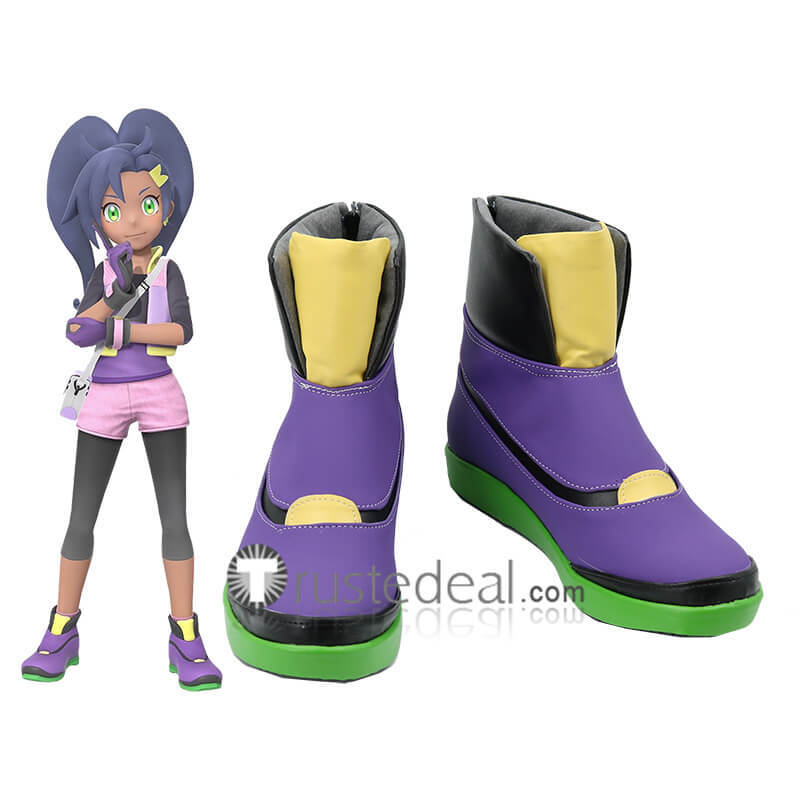 Pokemon Rita Scarlet Violet Mela Nemona Cosplay Shoes Boots