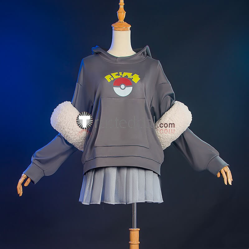 Pokemon Scarlet and Violet Penny Hoodie Eevee Bag Cosplay Costume