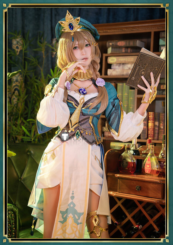 Genshin Impact Lisa Second Blooming New Skin Cosplay Costume
