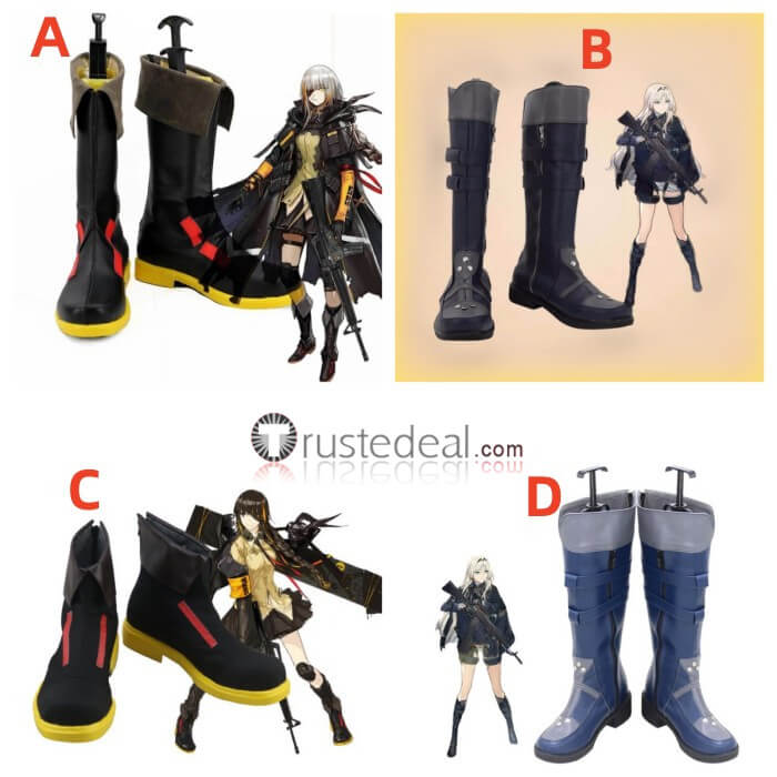 Girls Frontline Springfield M1903 Cosplay Shoes Boots