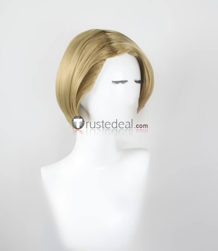Resident Evil Leon Scott Kennedy Jill Valentine Piers Nivans Cosplay Wig