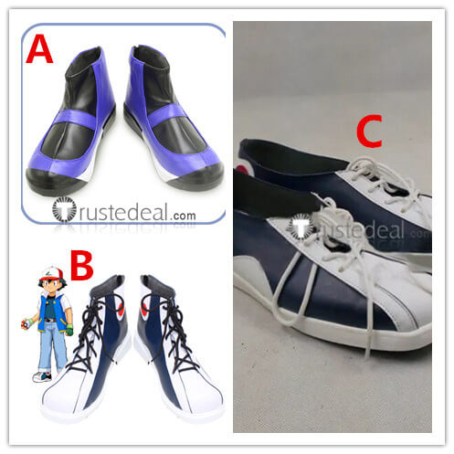 Pokemon Ash Ketchum Cosplay Shoes3