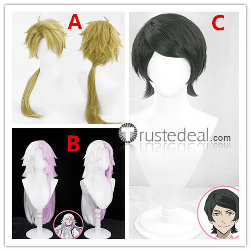 Bungou Stray Dogs Mushitarou Oguri Sigma Doppo Kunikida Cosplay Wigs