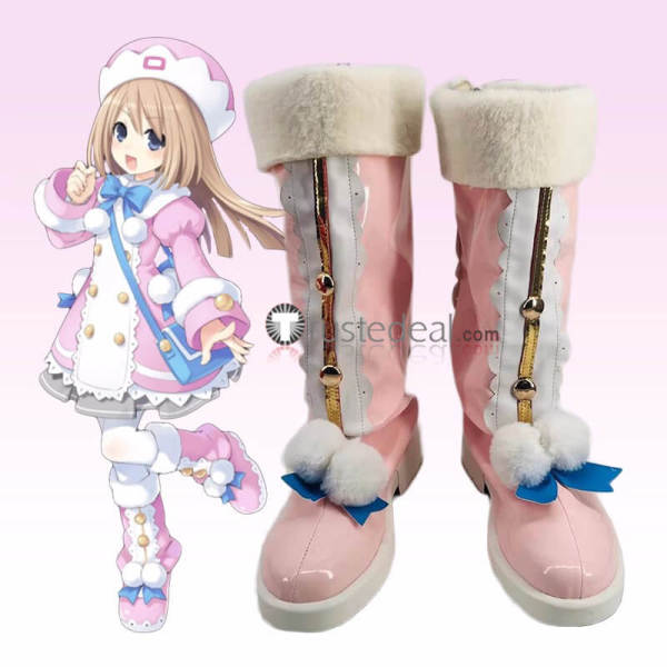 Hyperdimension Neptunia Neptune Ram Rom Cosplay Shoes Boots
