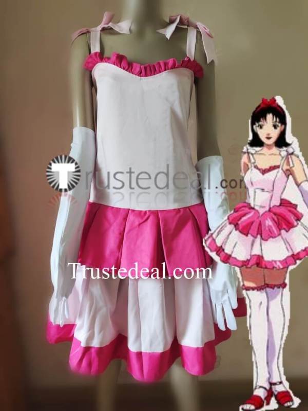 Perfect Blue Mima Kirigoe Red Pink Dress Cosplay Costumes