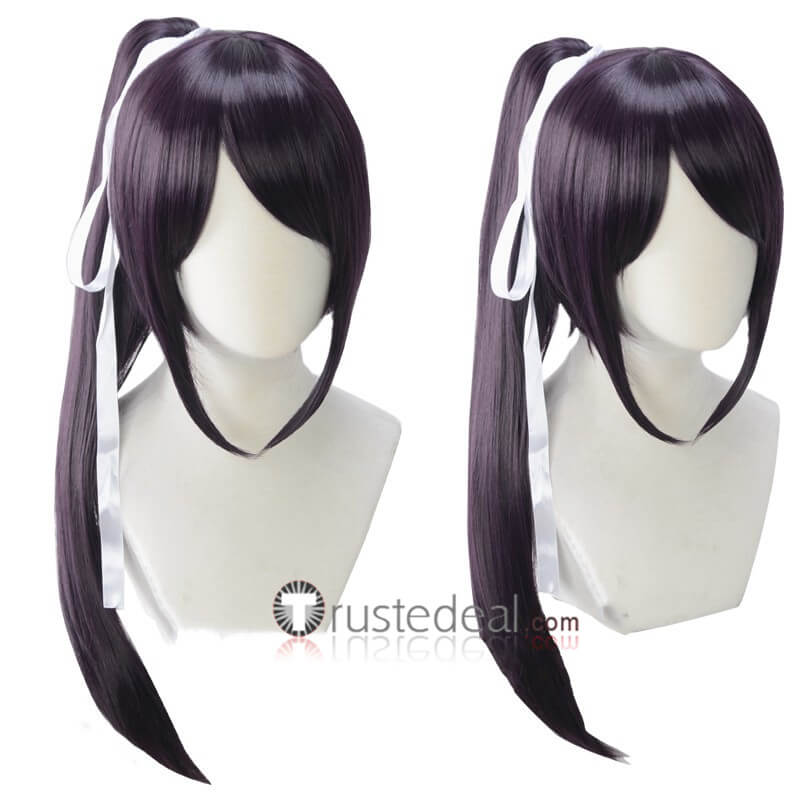 Ririka Sayaka Igarashi Dark Purple Cosplay Wigs
