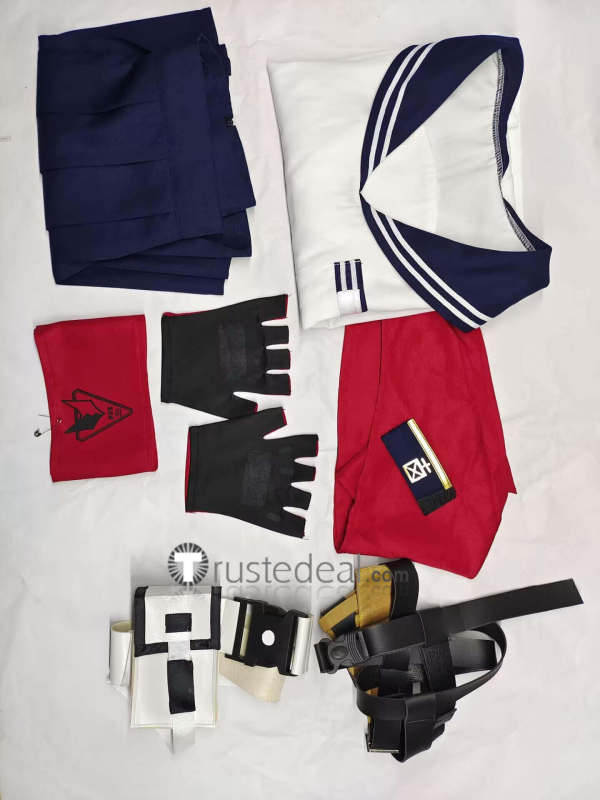 Blue Archive Sorasaki Hina Niko FOX Platoon Cosplay Costume