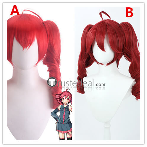 VOCALOID Kasane Teto Red Cosplay Wig