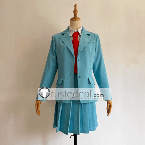 Skip and Loafer Sousuke Shima Mitsumi Iwakura Blue Uniform Cosplay Costume