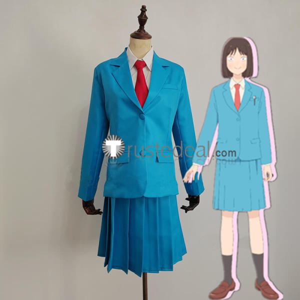 Skip and Loafer Sousuke Shima Mitsumi Iwakura Blue Uniform Cosplay Costume