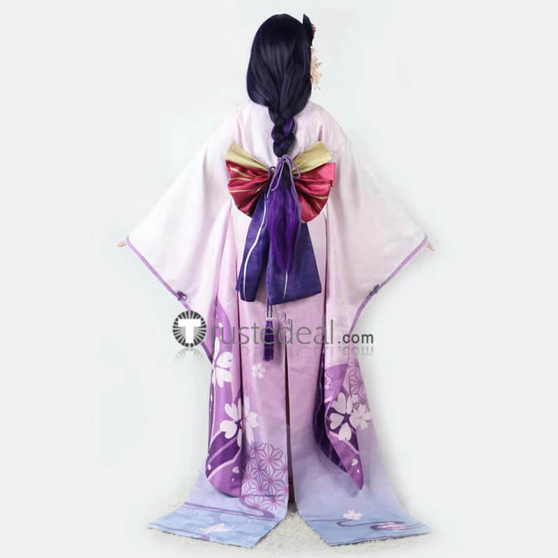 Genshin Impact Beelzebul Raiden Ei Shogun Baal Kimono Cosplay Costume