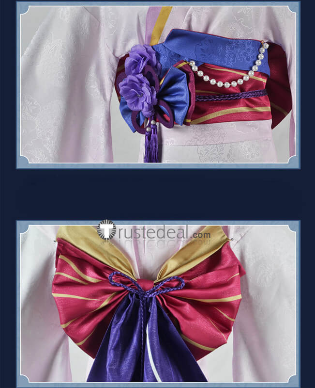 Genshin Impact Beelzebul Raiden Ei Shogun Baal Kimono Cosplay Costume