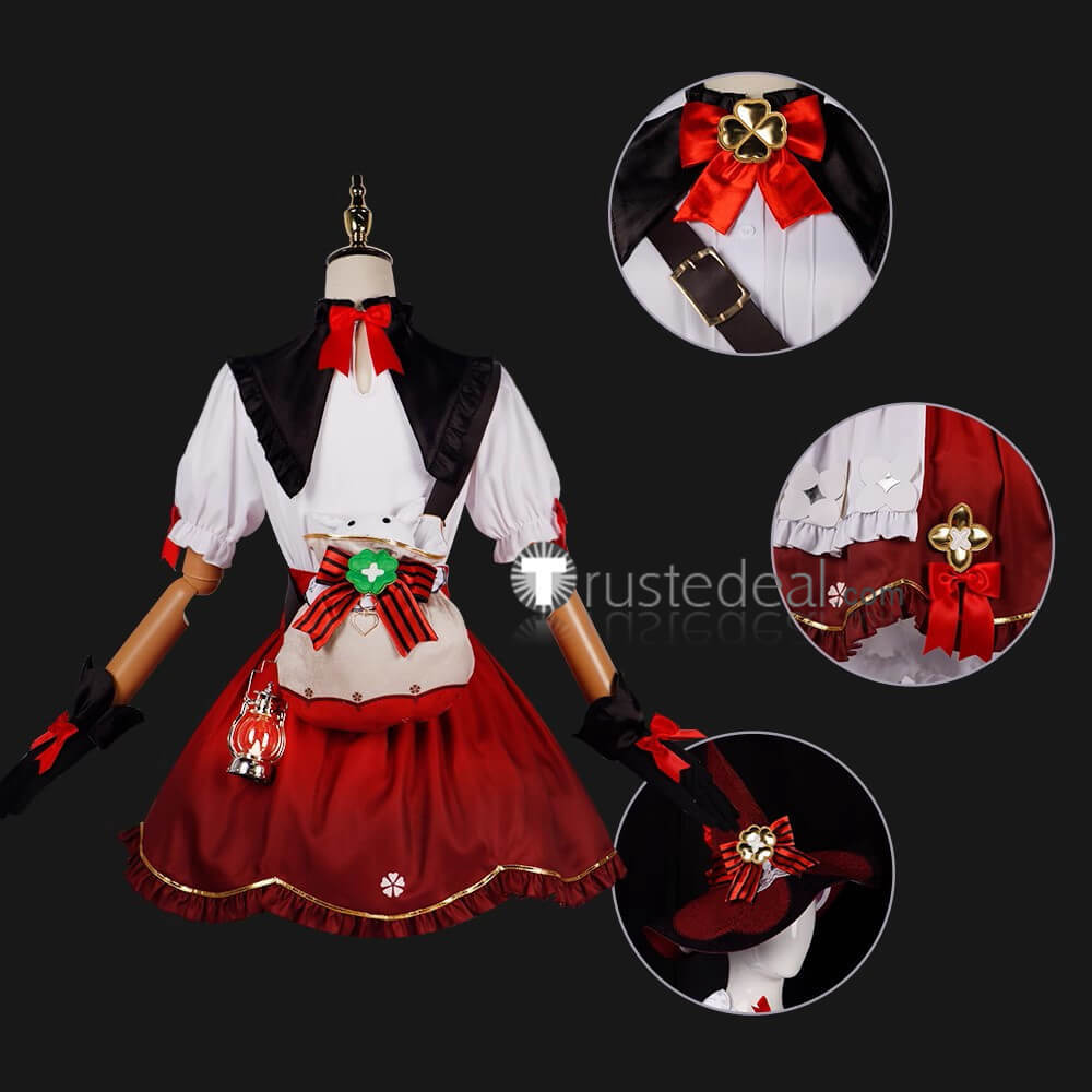 Genshin Impact Klee New Skin Blossoming Starlight Cosplay Costume