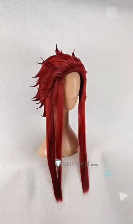 The Promised Neverland Yakusoku no Nebarando Peter Ratri Sonju Red Blonde Styled Cosplay Wig
