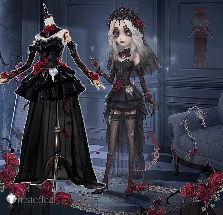 Jiangnan Identity V Psychologist Ada Mesmer Everlasting Night Patient Emil Luminary Goth Cosplay ...