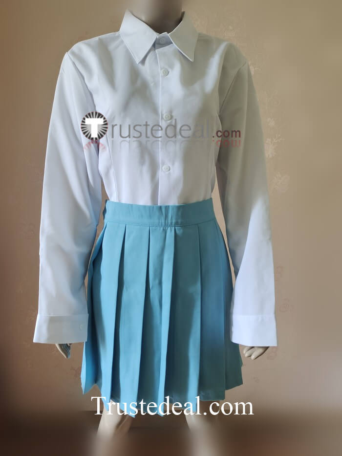 Skip and Loafer Sousuke Shima Mitsumi Iwakura Blue Uniform Cosplay Costume