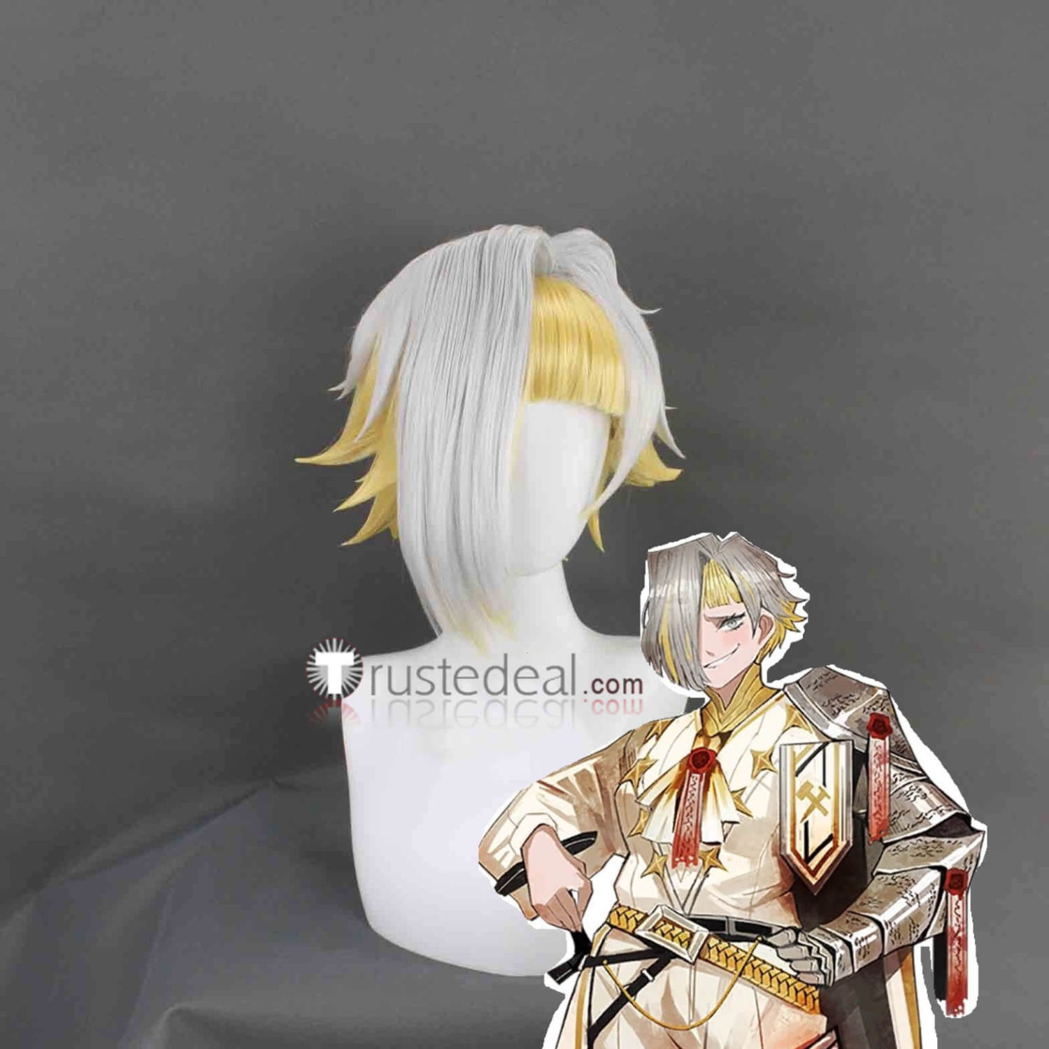 Limbus Company Don Quixote Gregor Sinclair Faust Kromer Styled Cosplay Wig