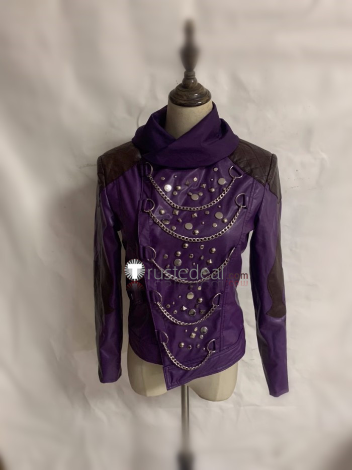 Kamen Rider Drive Chase Kamen Rider Chaser Purple Pleather Cosplay Costume