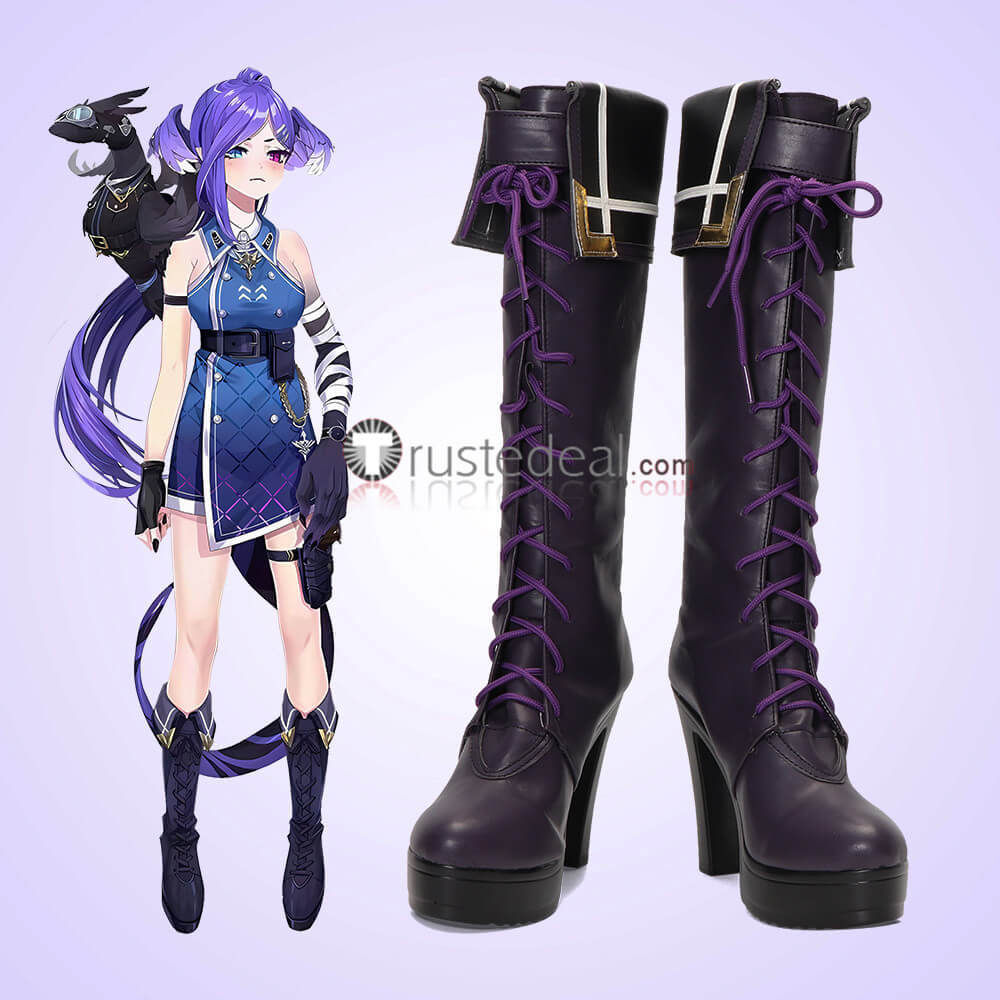 Vtuber Virtual YouTuber NIJISANJI Lauren Iroas Selen Tatsuki Gawr Gura Cosplay Shoes Boots