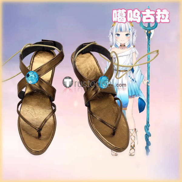 Vtuber Virtual YouTuber NIJISANJI Lauren Iroas Selen Tatsuki Gawr Gura Cosplay Shoes Boots