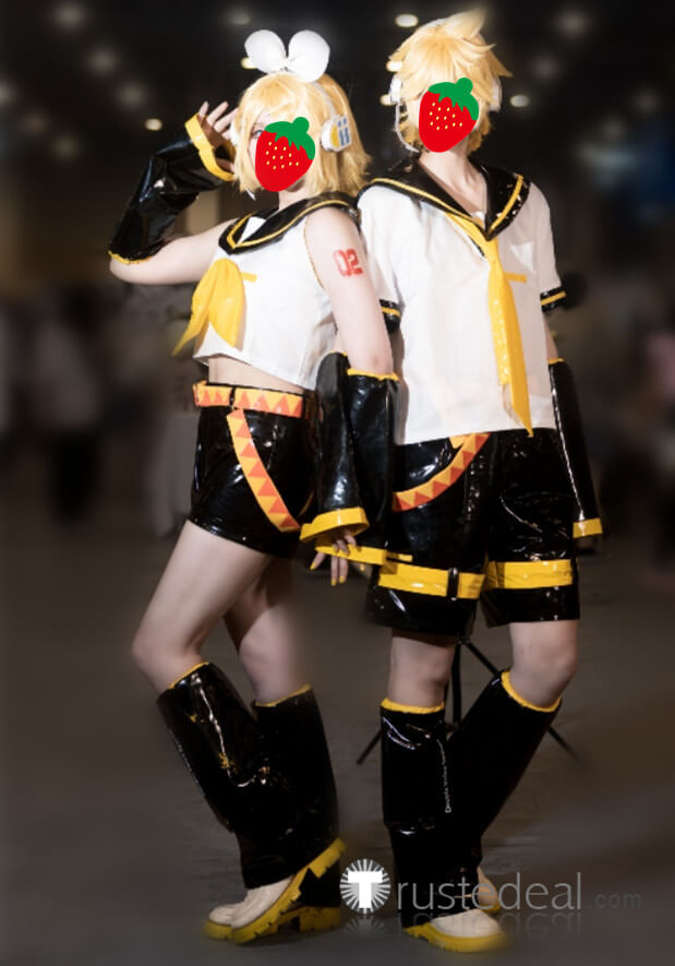 Vocaloid Kagamine Rin Len Original Cosplay Costume 2