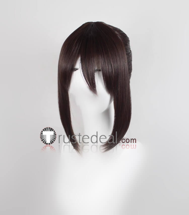 Spirited Away Chihiro Ogino Yubaba Brown Ponytail Styled Cosplay Wig