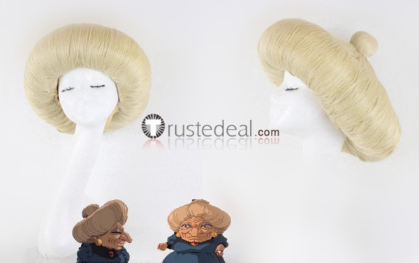 Spirited Away Yubaba Blonde Styled Cosplay Wig