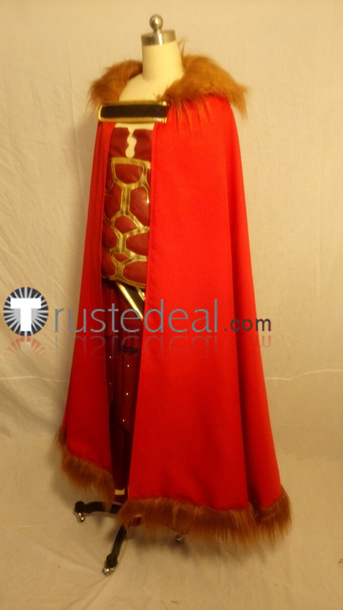 Fate Stay Night Fate Zero Rider Iskander Alexandar Red Cosplay Costume
