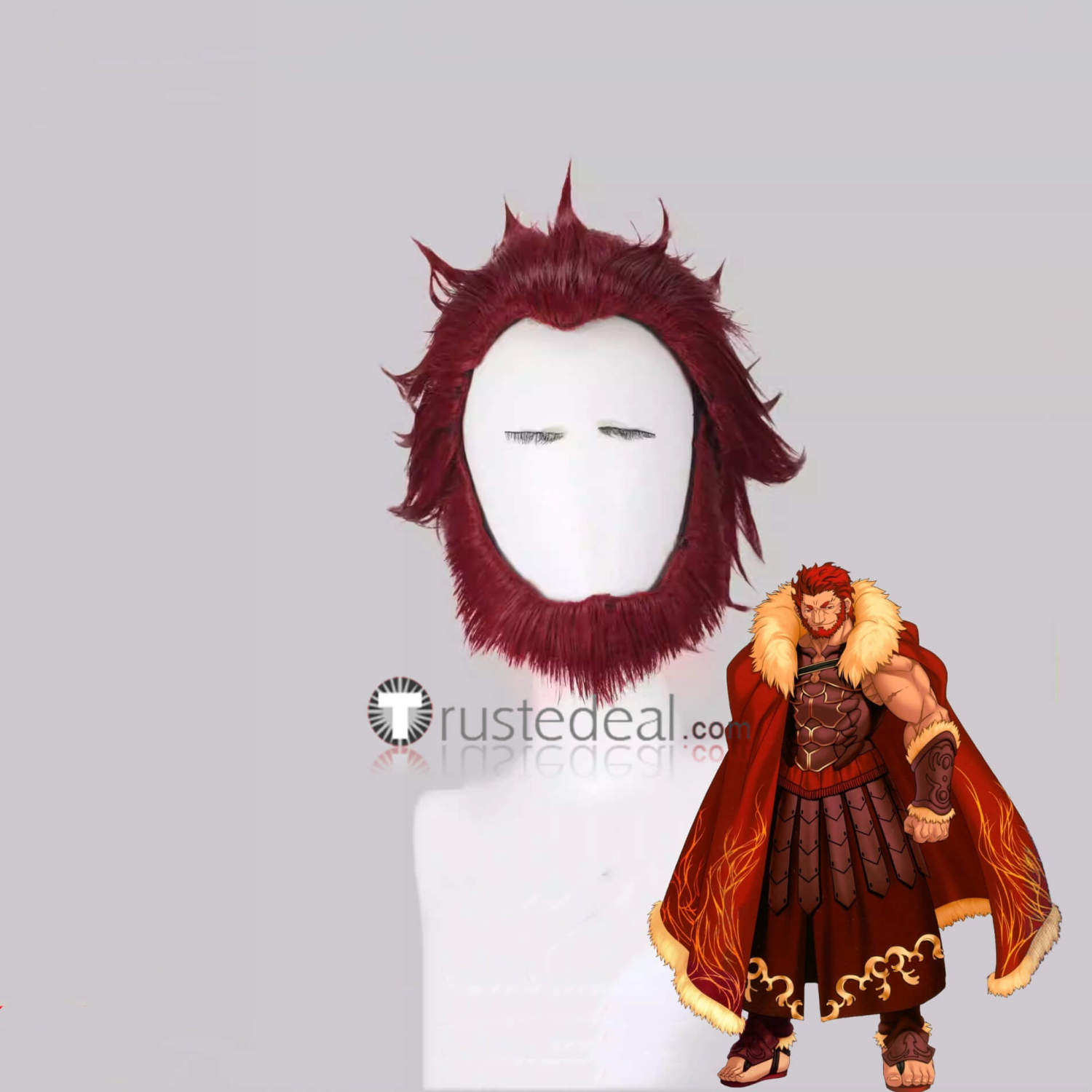 Fate Stay Night Fate Zero Rider Iskander Alexandar Red Cosplay Costume
