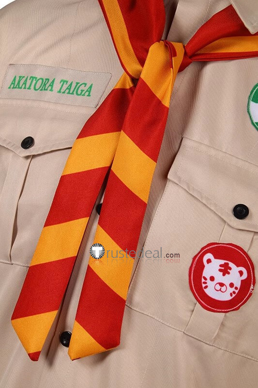 Camp Buddy Keitaro Nagame Taiga Akatora Cosplay Costume