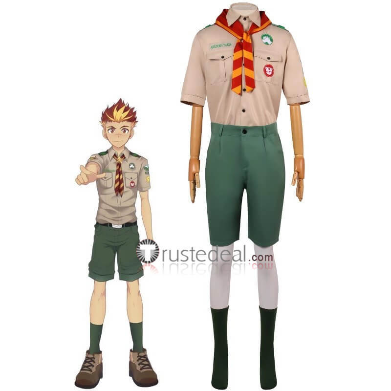 Camp Buddy Keitaro Nagame Taiga Akatora Cosplay Costume