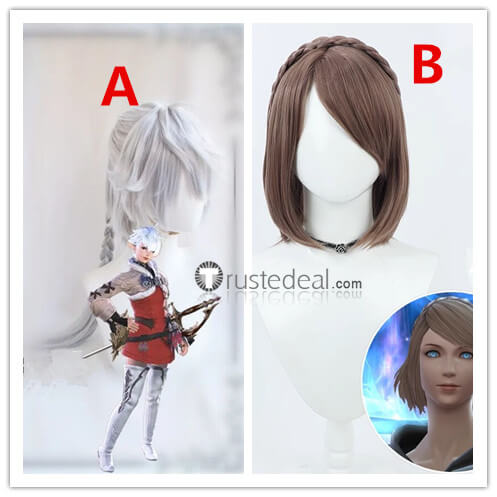 Final Fantasy XIV FF14 FFXIV Athena Alisaie Leveilleur Silver White ...