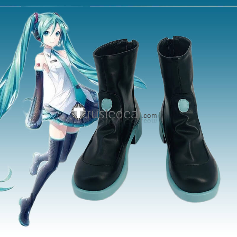 Vocaloid Hatsune Miku With You Race Summer Symphony Cosplay Boots Shoes ...