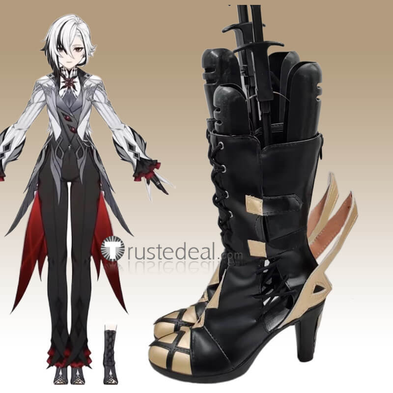 Genshin Impact Fatui Harbinger The Knave Arlecchino Fontaine Navia ...