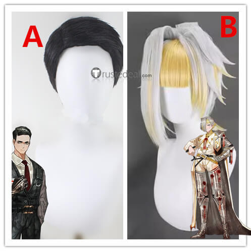 Limbus Company Don Quixote Gregor Sinclair Faust Kromer Styled Cosplay Wig