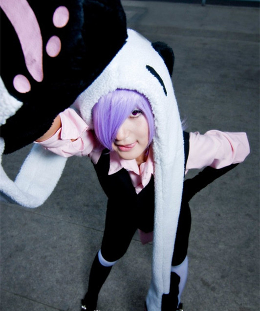 UN-GO Inga Cosplay Black Cosplay Costume