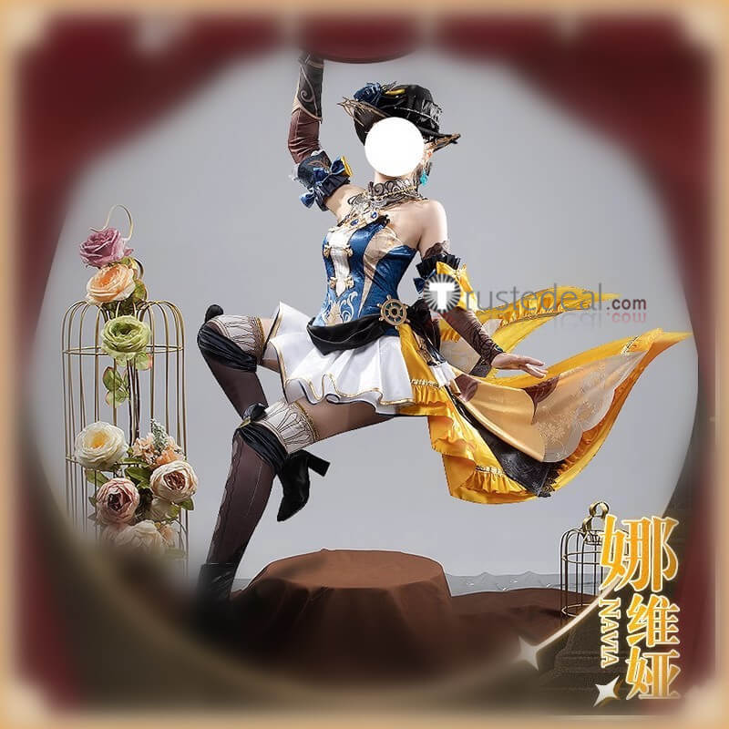 Genshin Impact Fatui Harbinger The Knave Arlecchino Fontaine Navia ...