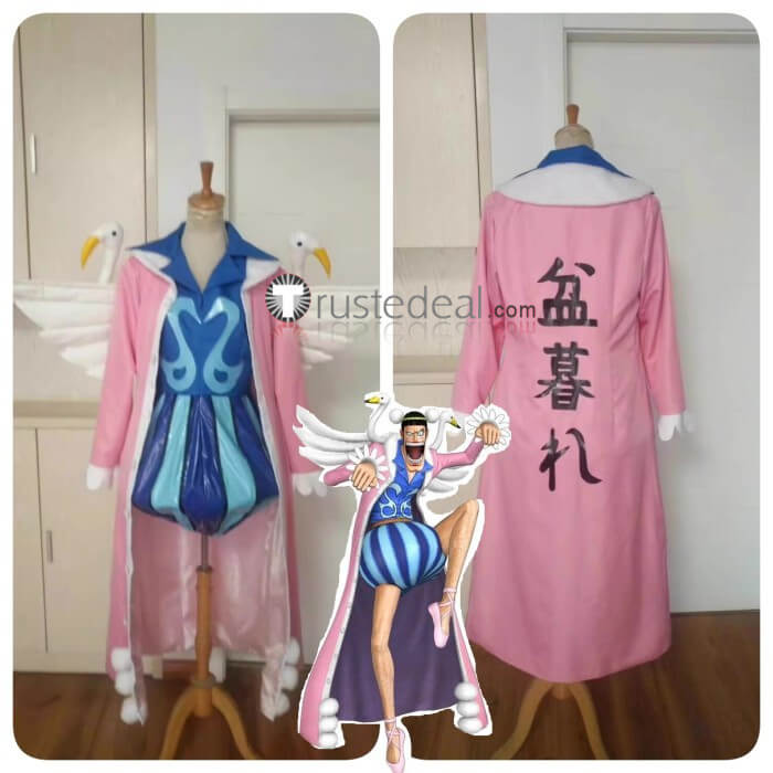 One Piece Mr.2 Bon Clay Cosplay Costume
