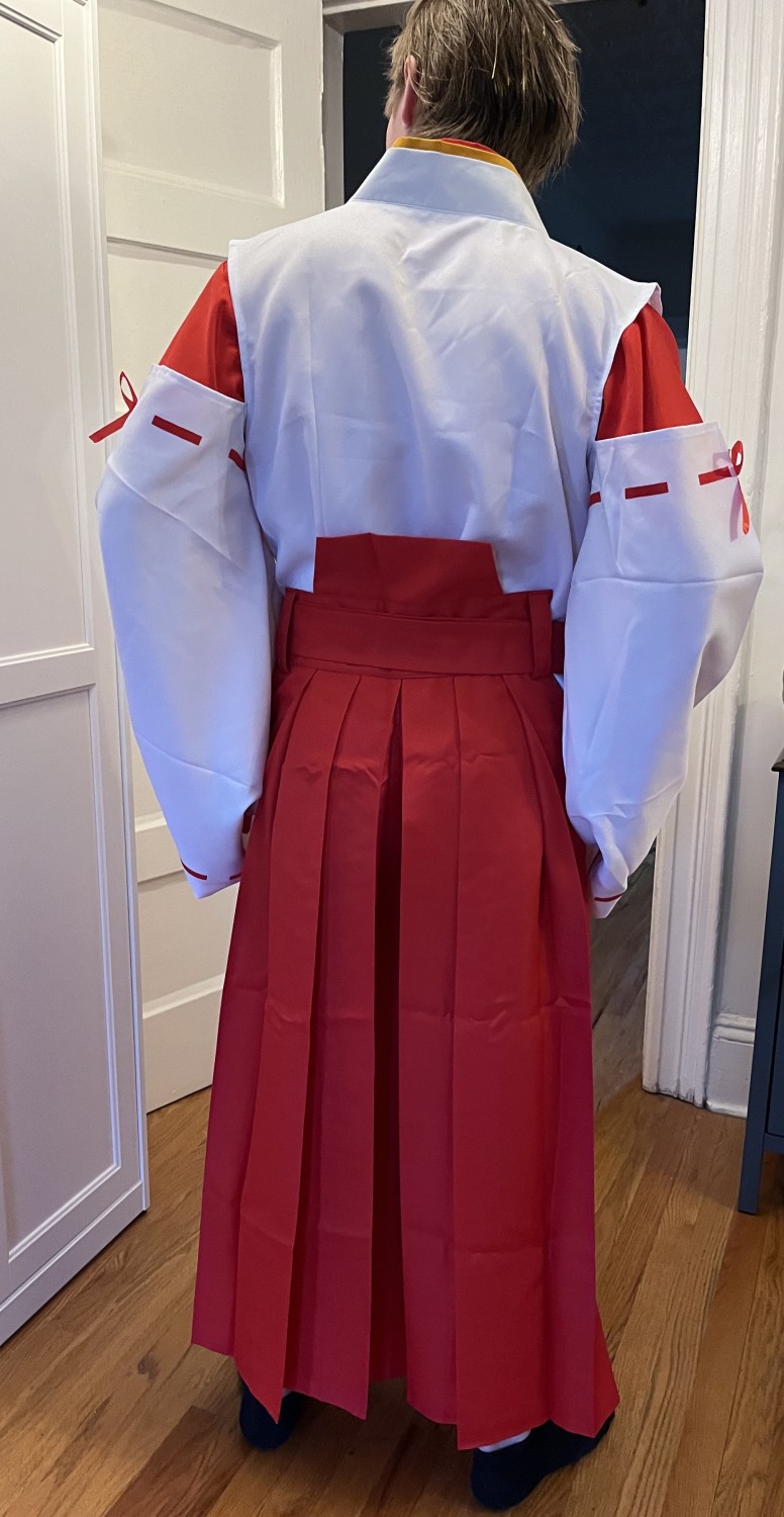 Genshin Impact Kitsune Saiguu Inagi Hotomi Shrine Maiden White Red ...