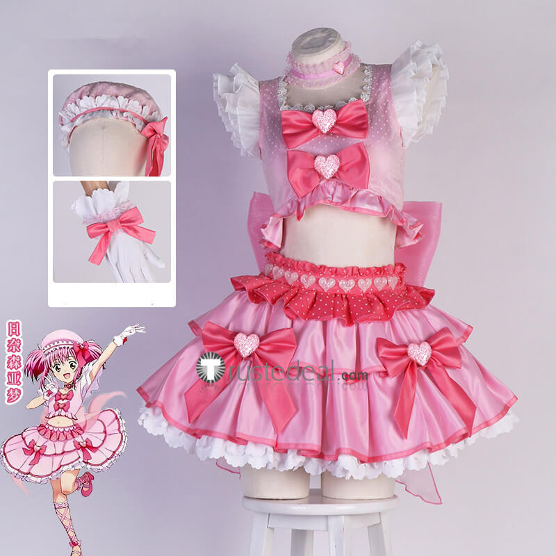 Shugo Chara Utau Hoshina Amu Hinamori Idol Pink Purple Lolita Dress ...