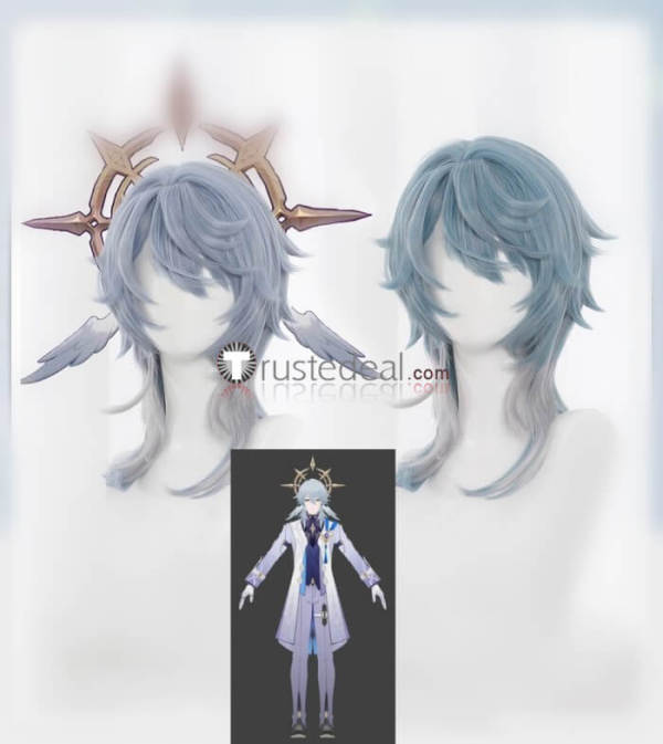 Honkai Star Rail Robin Sunday Constance Acheron White Huangquan Cosplay Wig